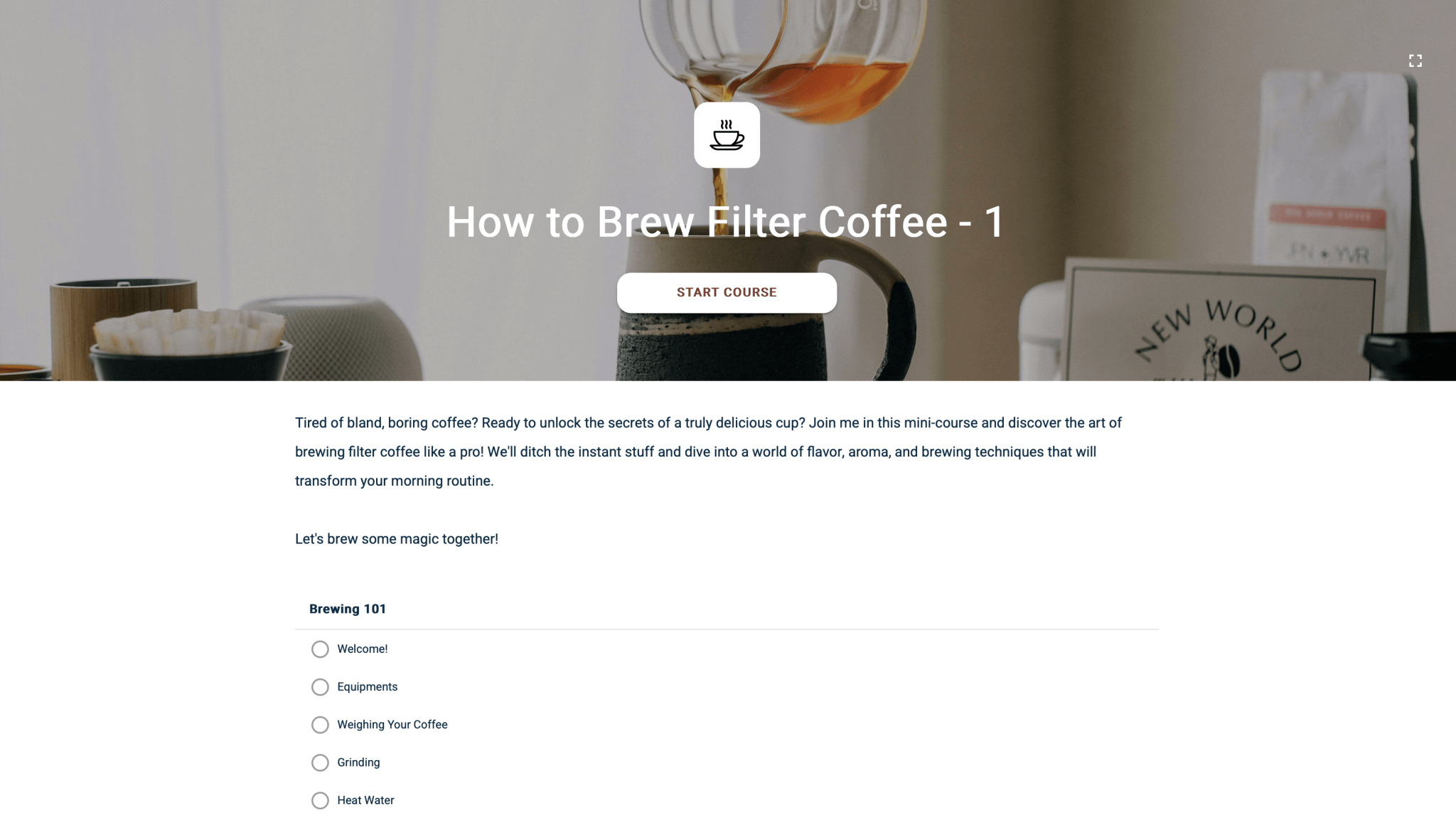 Customize Mini-Course Cover Pages | Mini Course Generator