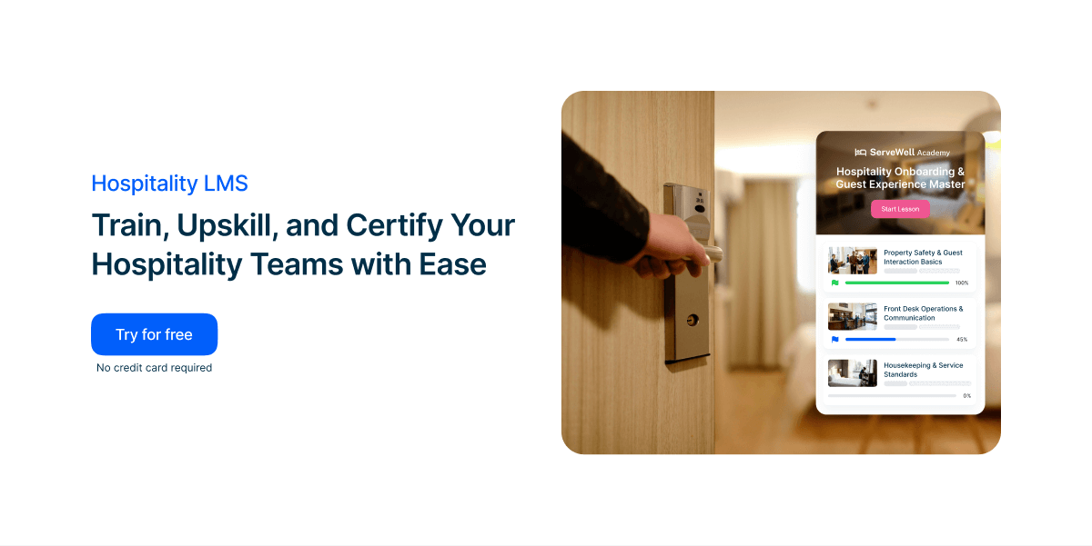 Hospitality LMS | Mini Course Generator