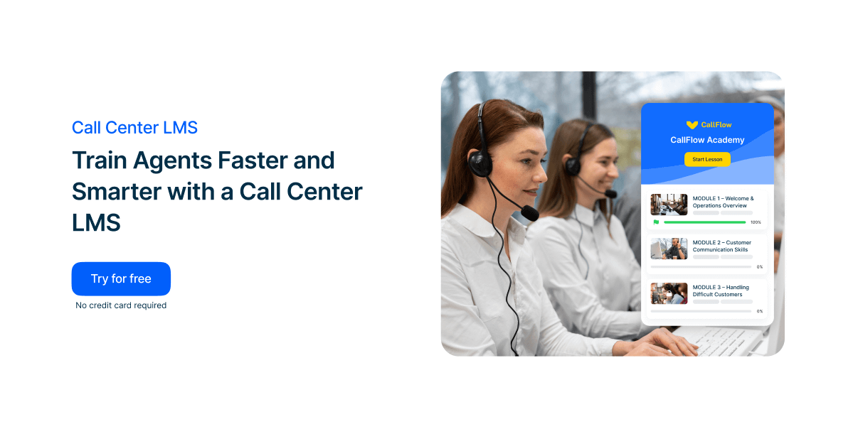 Call Center LMS | Mini Course Generator