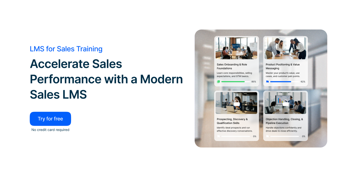 LMS for Sales Training